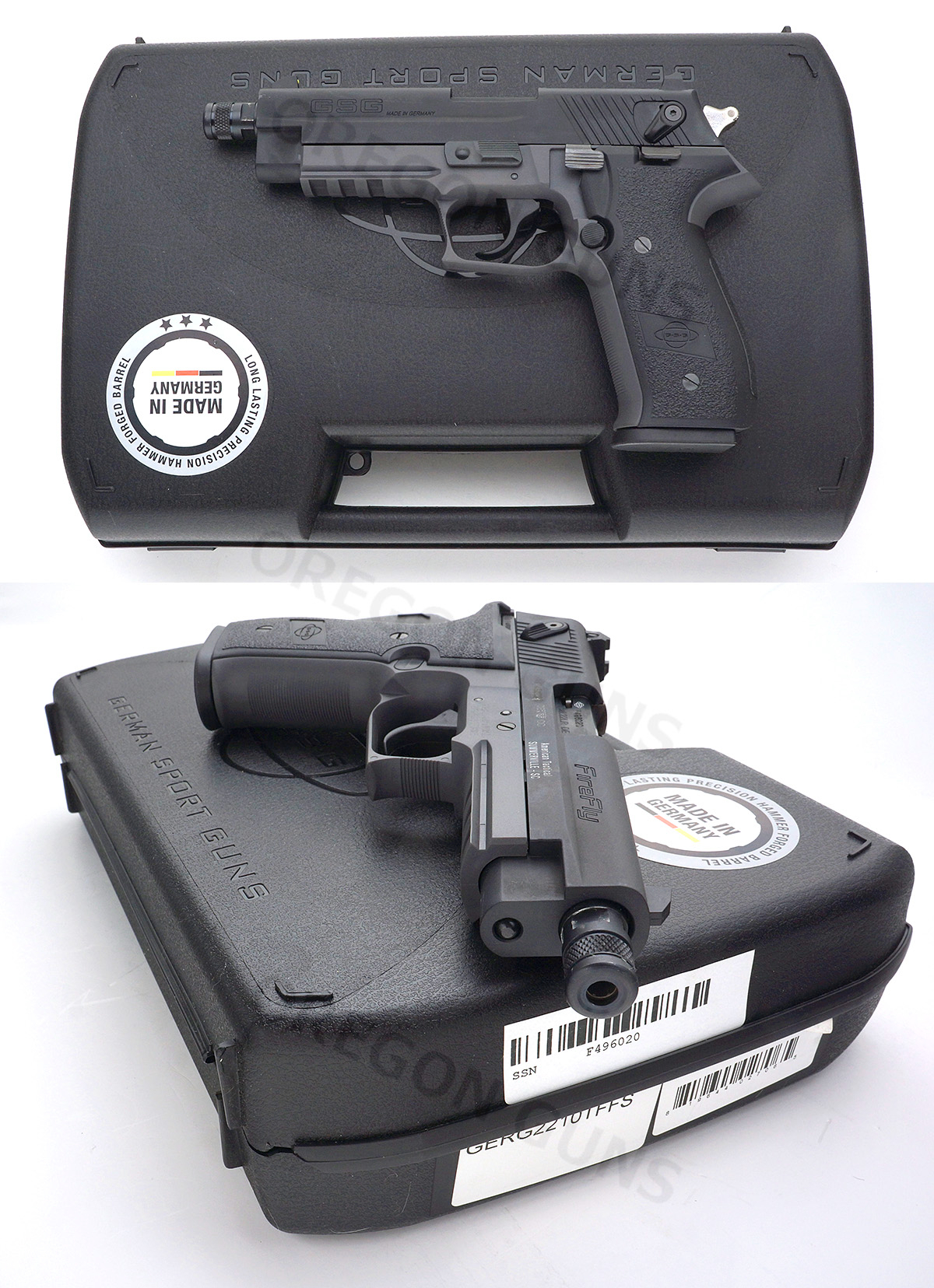 Gsg Firefly Semiautomatic 22-Lr Pistol W/Threaded Barrel New In The Box ...