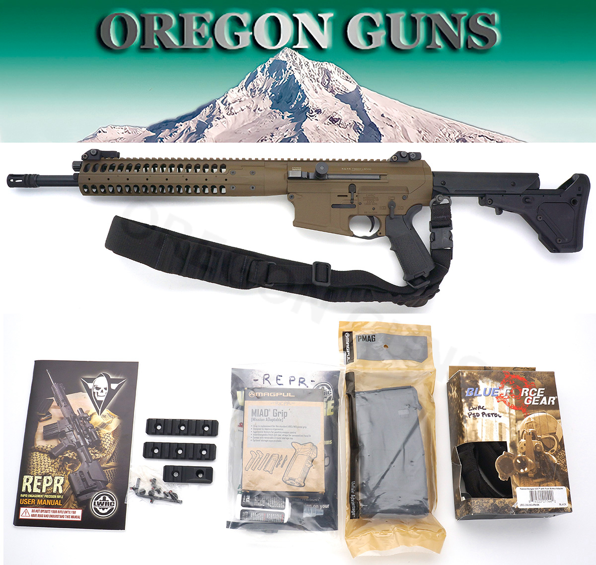 Lwrc R.E.P.R 7.62mm Nato Repr Semiauto Ar-15 Type Rifle- Geissele ...