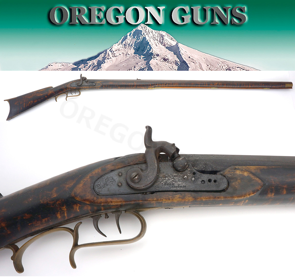 Henry Leman Lancaster Pa. Percussion Rifle .32 Cal Cap And Ball Antique ...