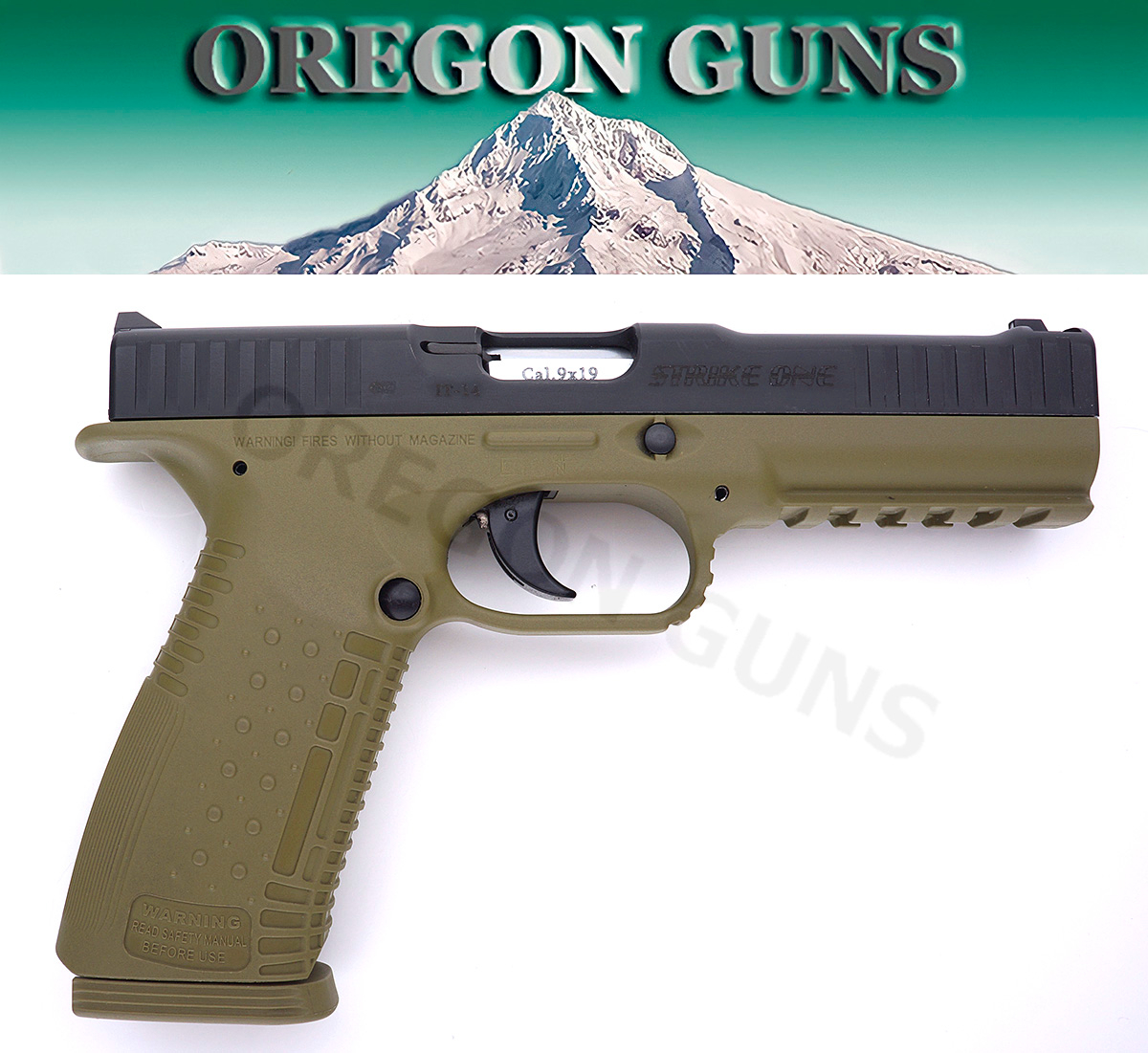 Arsenal Inc - FIREARMS AF1-STRIKE ONE OD GREEN SEMI PISTOL TWO 17 RD ...