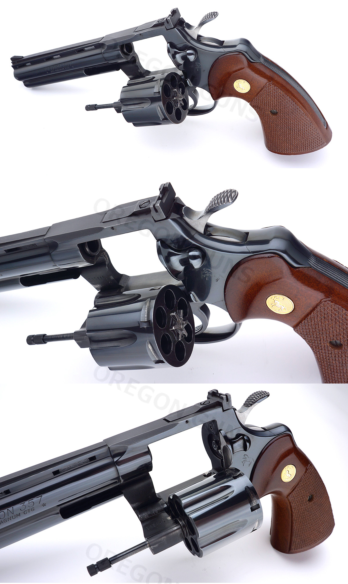 Colt - Python Royal Blue .357 Mag Revolver 6 Inch Barrel Excellent ...