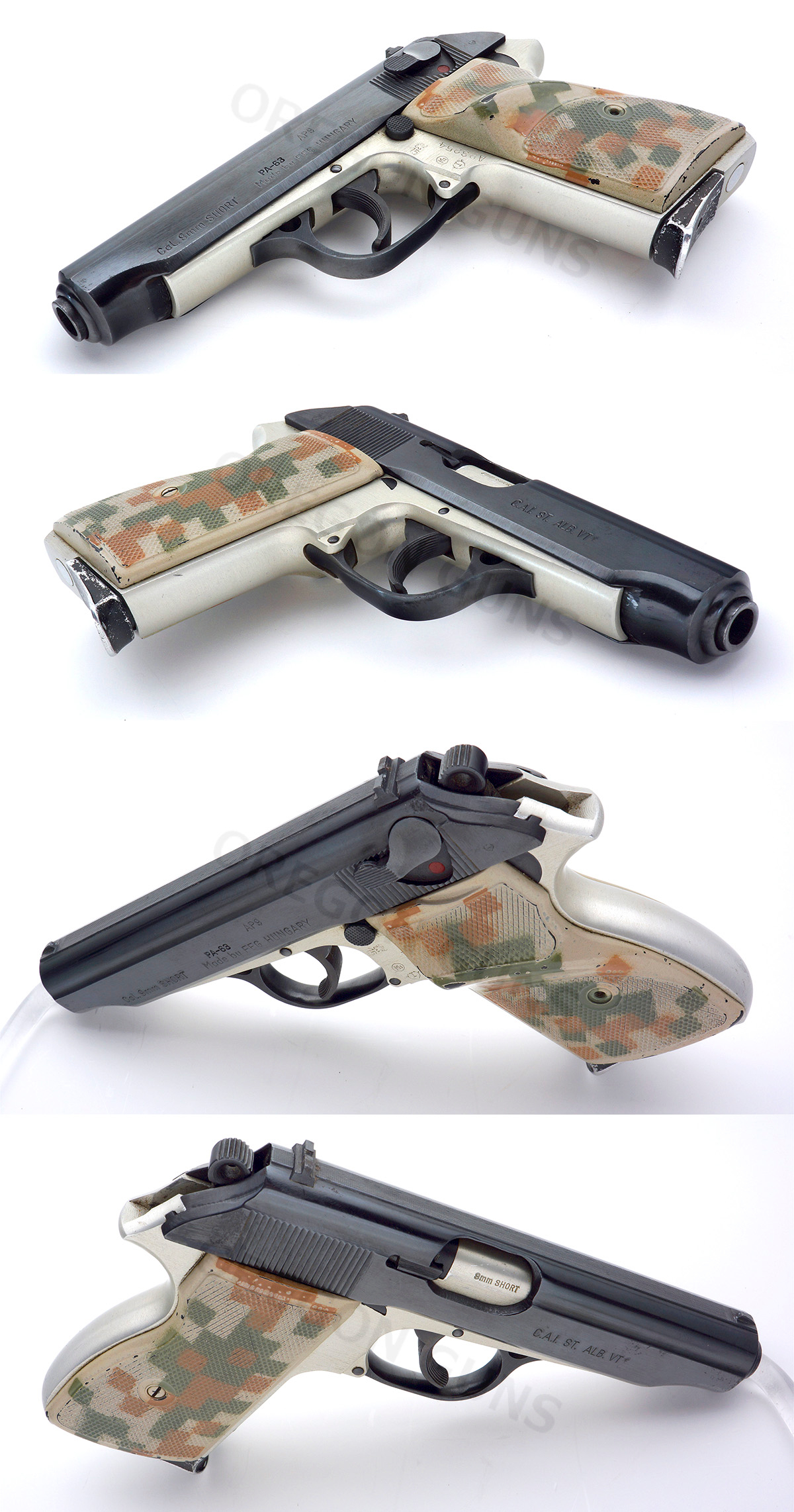 Feg - Of Hungary Model Pa-63 Two Tone Semi-Auto Pistol .380 Acp Mfg ...