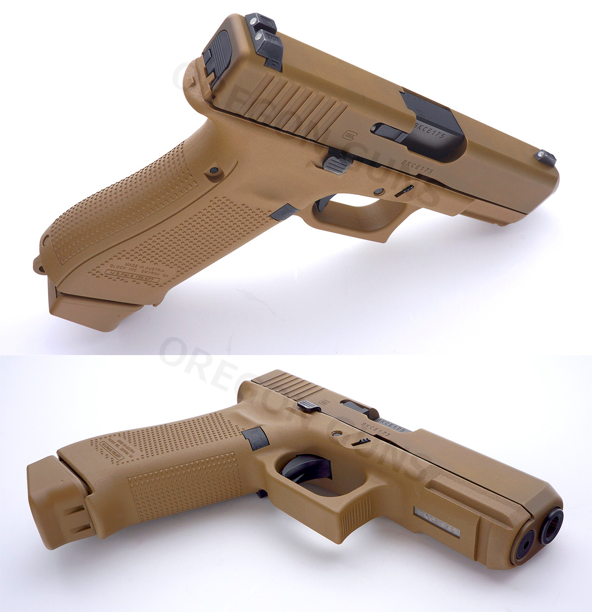 Glock - MODEL 19X COYOTE TAN SEMI-AUTO PISTOL 9MM ACCESSORY RAIL HIGH ...