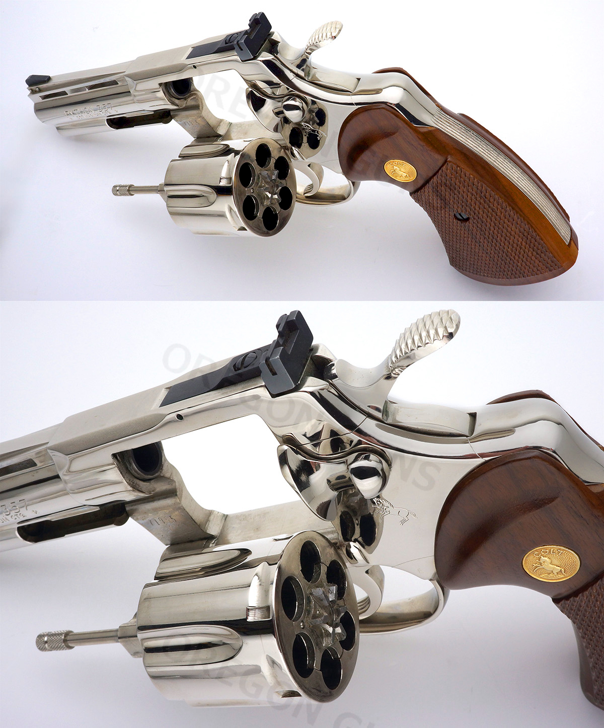 Colt - PYTHON NICKEL FINISH .357 MAG REVOLVER 4 IN BARREL MINTY ...