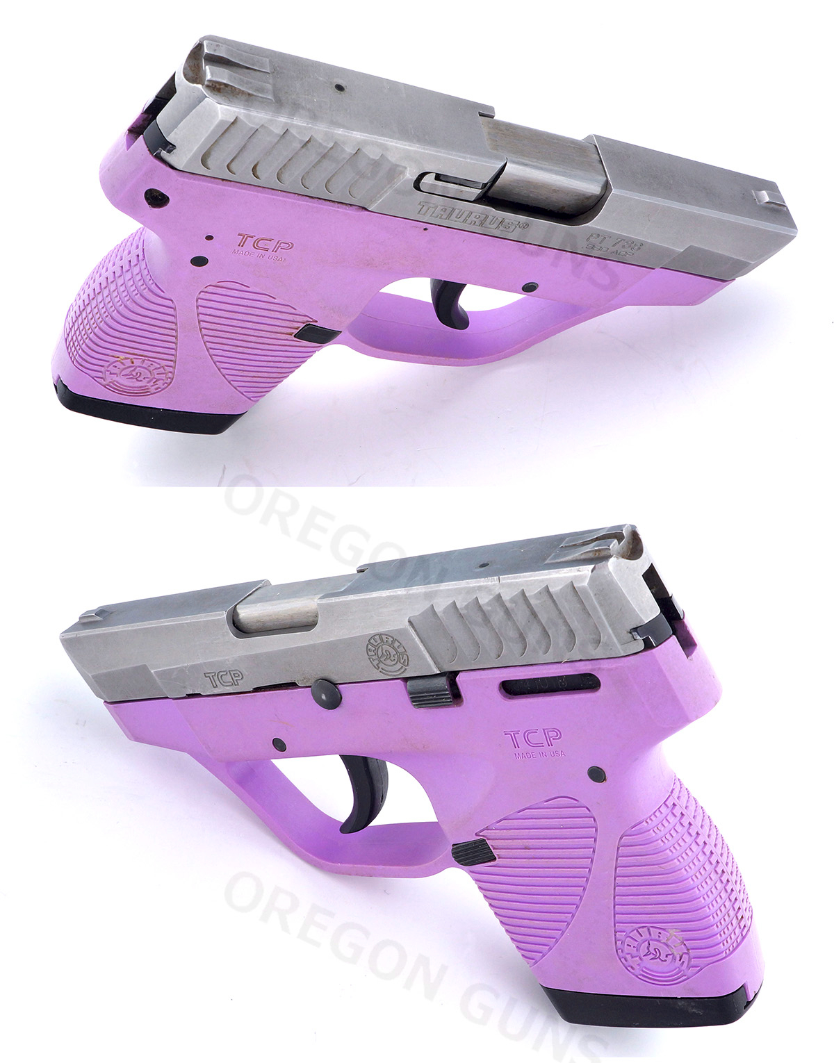 Taurus - Pt738 Two-Tone Pink .380 Acp Pocket Pistol Excellent Condition ...