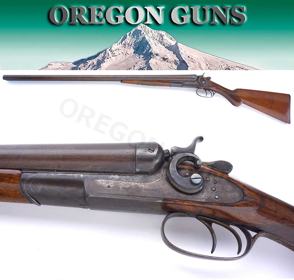 Remington 1889 HAMMER GRADE 1 LIGHTWEIGHT SIDE BY SIDE SHOTGUN 12-GA ...