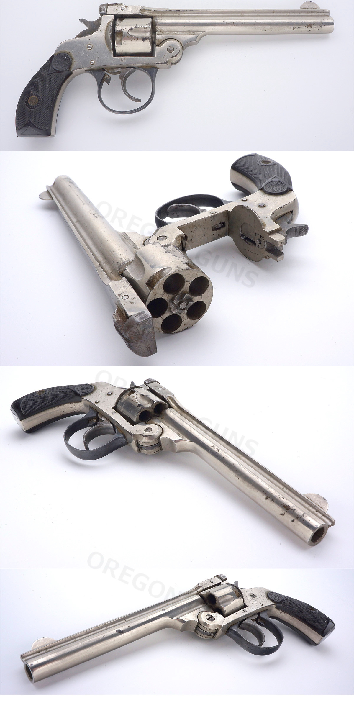 Andrew Fyrburg And Co. Nickel Top-Break Revolver .32 Cal C&R Ok Sn# Nsn ...