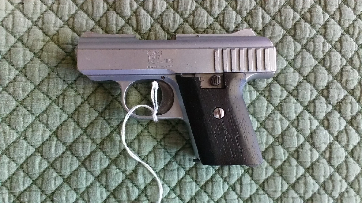 Raven Arms Model P-25 subcompact semiauto .25 ACP pistol .25 ACP ...