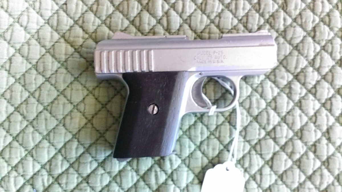 Raven Arms Model P-25 Subcompact Semiauto .25 Acp Pistol .25 Acp For ...