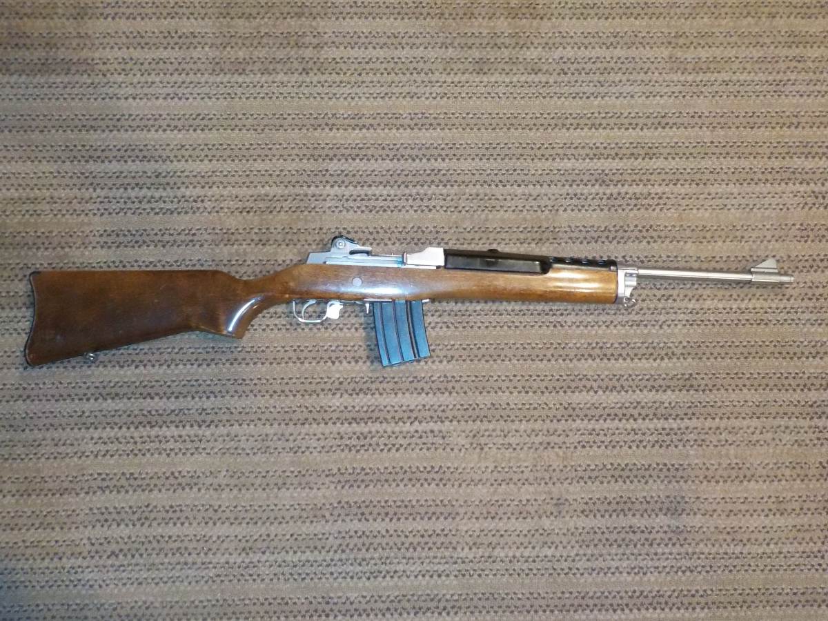 RUGER MINI 14 223 OLD STYLE 223 ALL STAINLESS SERIAL NUMBER 184-42943