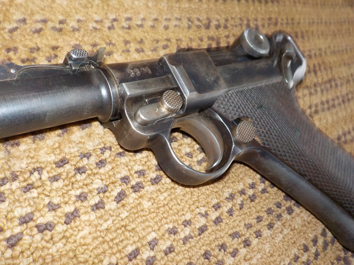 Dwm Luger Artillery 1917 Dated With Holster Take Down Tool And Cleaning ...
