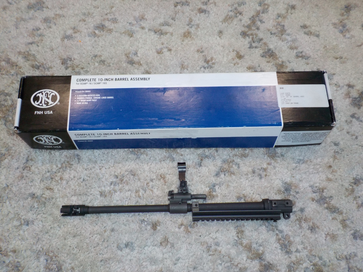 FN SCAR 16 223 FACTORY BARREL 18" BARREL .223 Rem. 17120525 ...