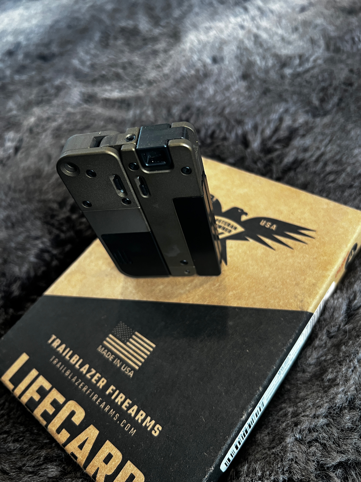 Trailblazer Firearms LIFECARD .22 WMR in Burnt Bronze All Aluminum ...