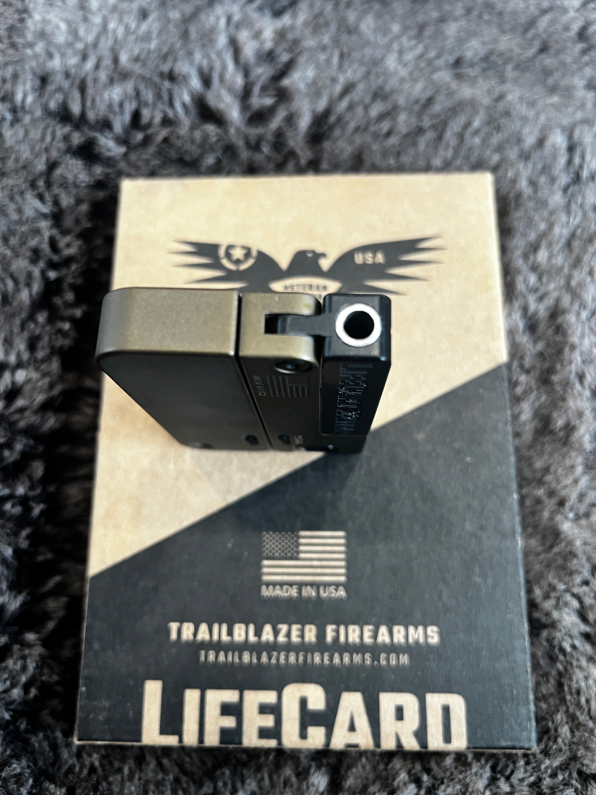 Trailblazer Firearms LIFECARD .22 WMR in Burnt Bronze All Aluminum ...