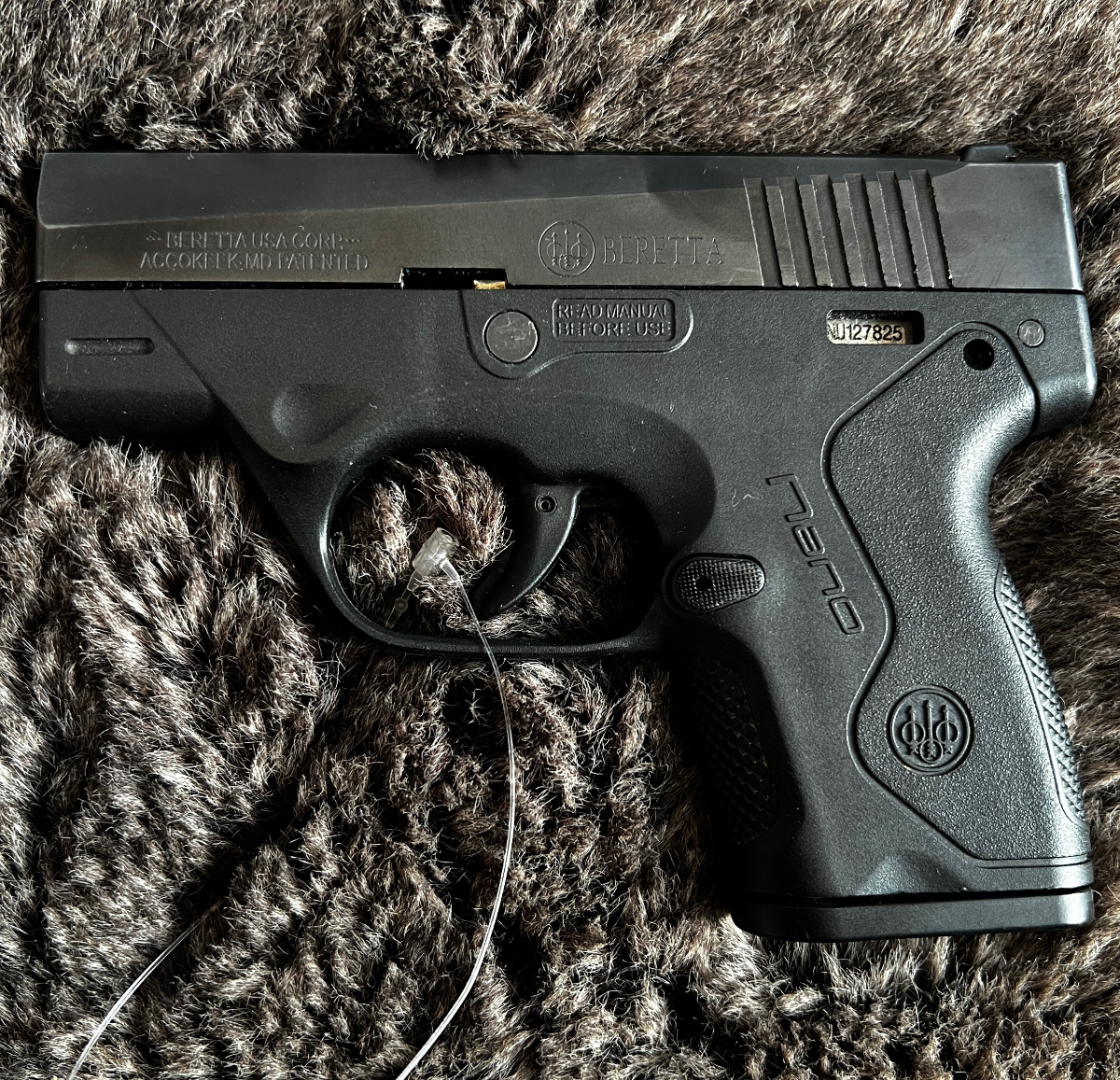 Beretta Bu 9 Nano 9mm Matte Black Compact Micro- Pistol 9mm Luger For ...