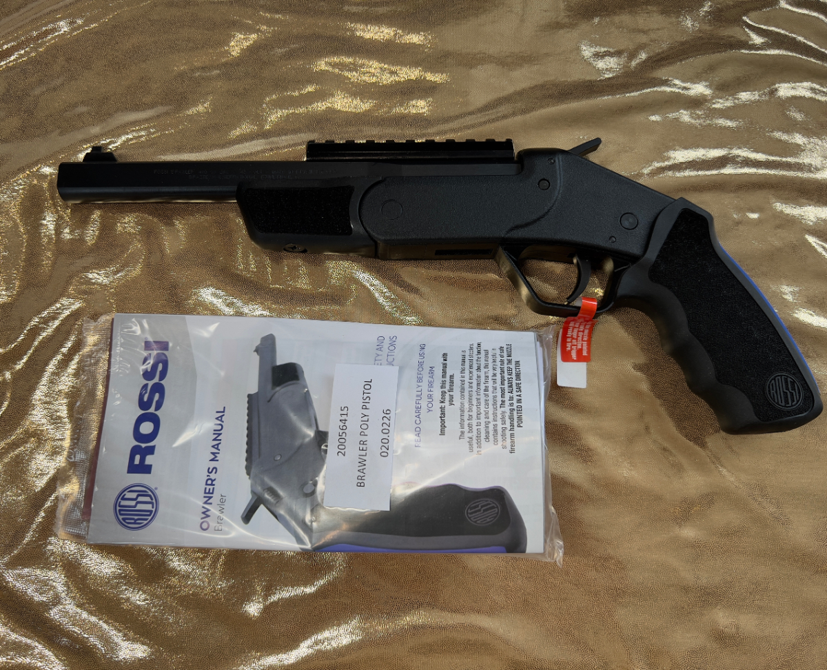 Rossi BRAWLER SSPB9-BK .410/.45Colt 9 black pistol single shot .45 Long ...