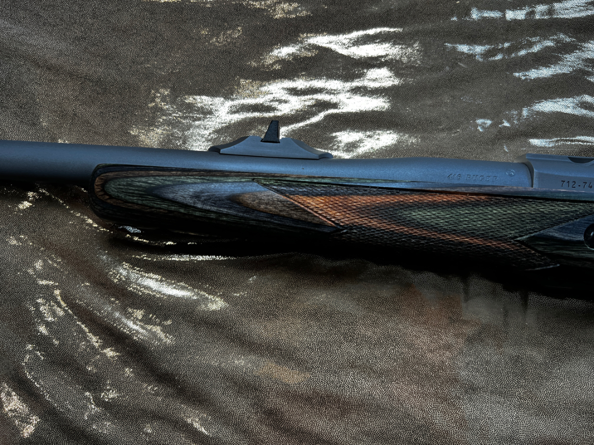 Ruger M77 Hawkeye Guide Gun Rifle 20 barrel Matte Stainless Green ...