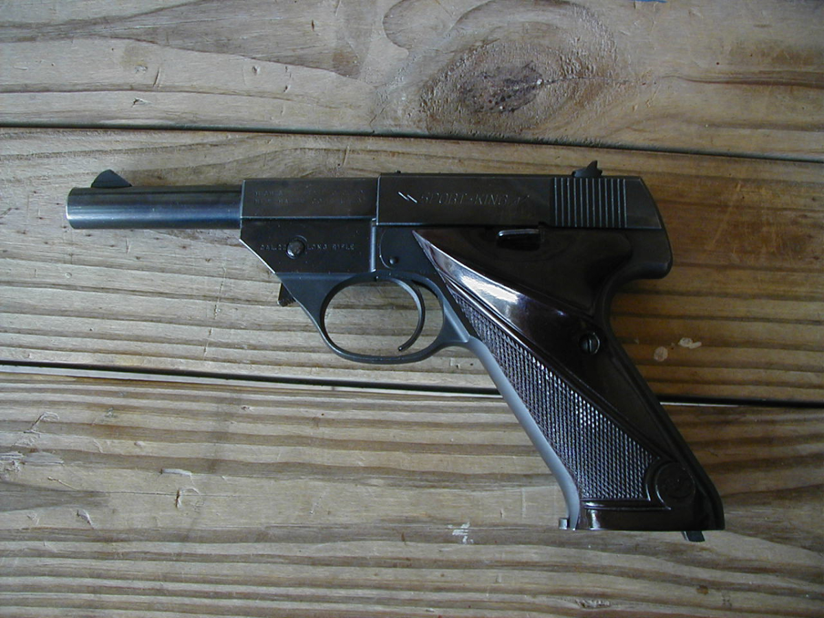 Used High Standard Sport King 4 1/2" .22 Long Rifle semi auto pistol ...