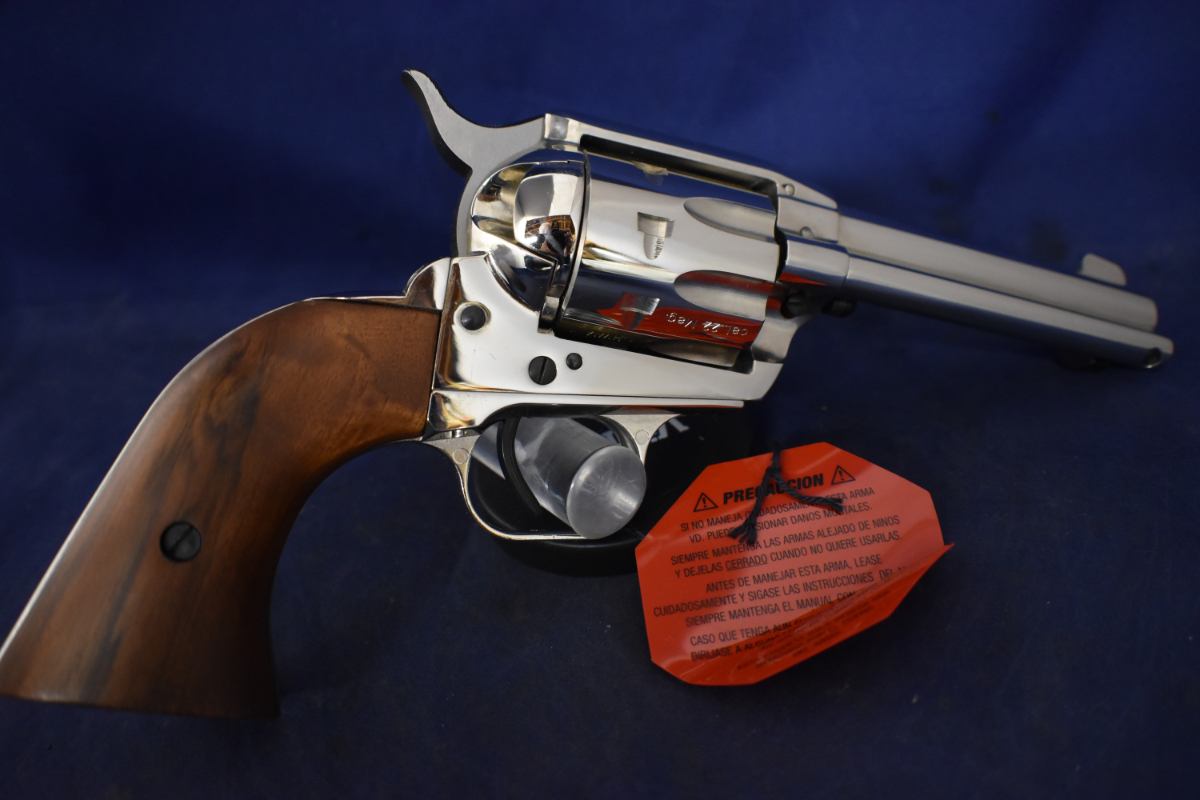 Eaa Corp Eaa Bounty Hunter Single Action Revolver, Nickel Finish, 22 Lr ...