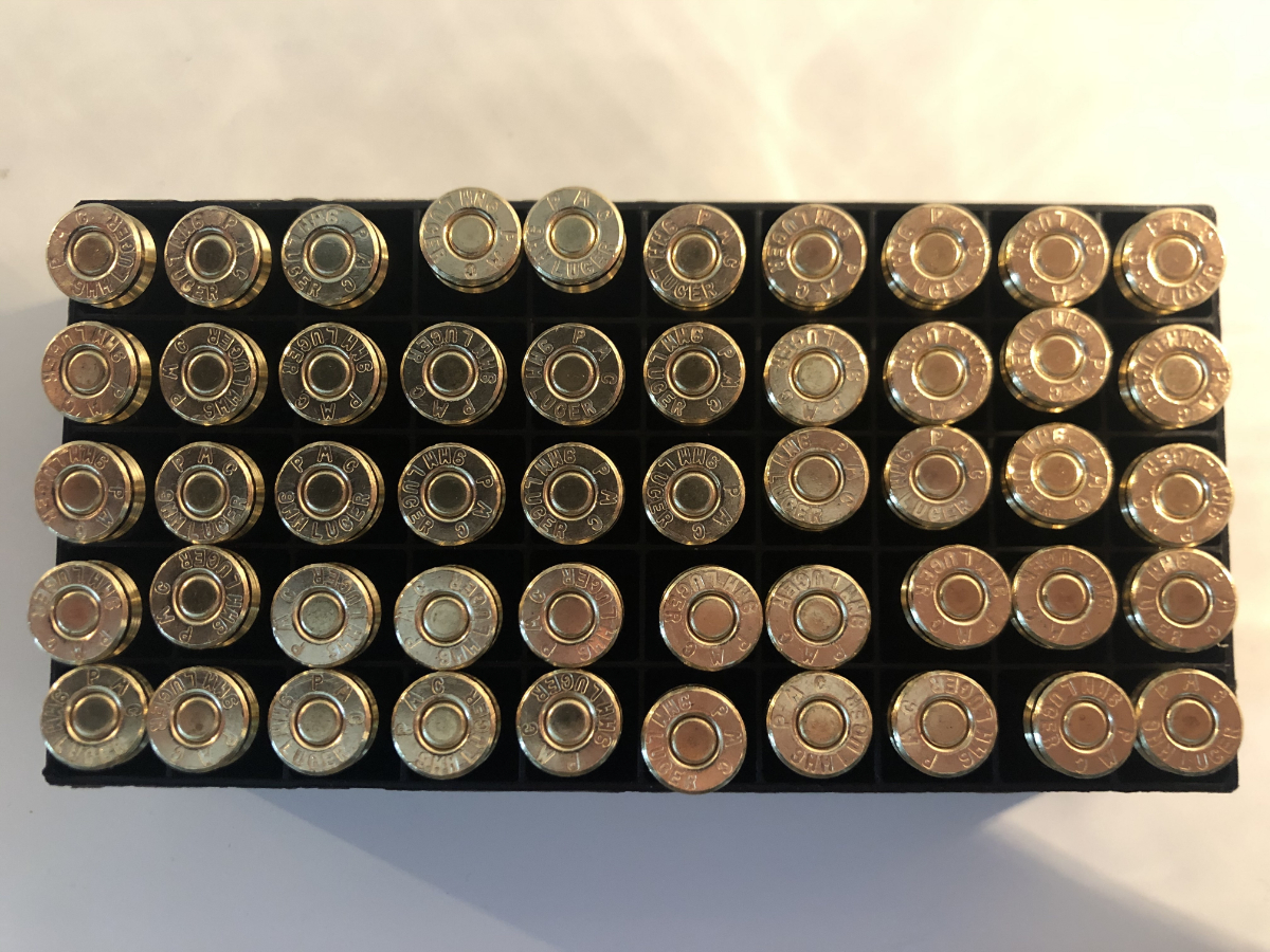 Pmc Ammunition 5 Boxes - Pmc Bronze 9mm Luger Ammunition - 124 Grain ...