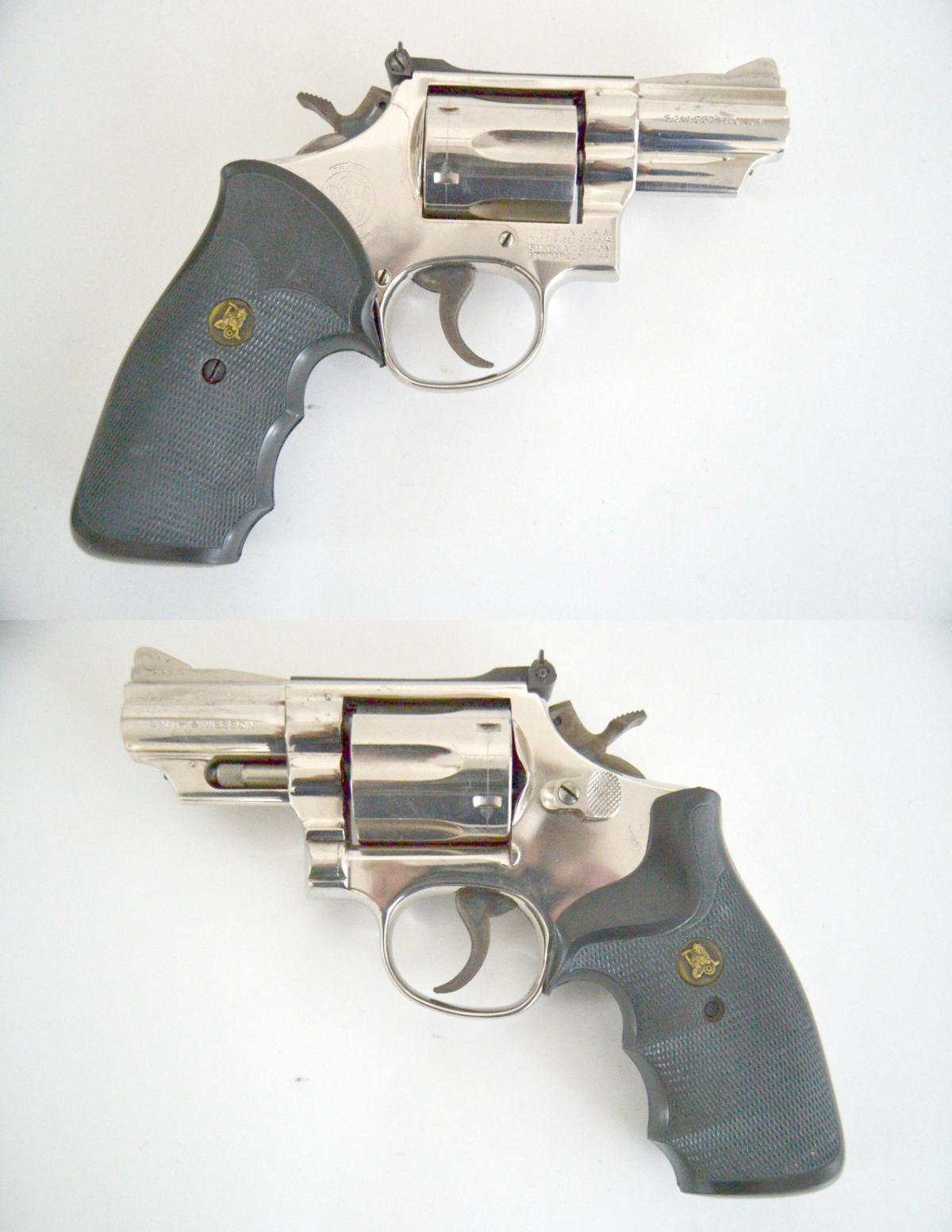 Smith & Wesson Model 19-4, Nickel, 2 1/2 Inch Barrel For Sale at ...