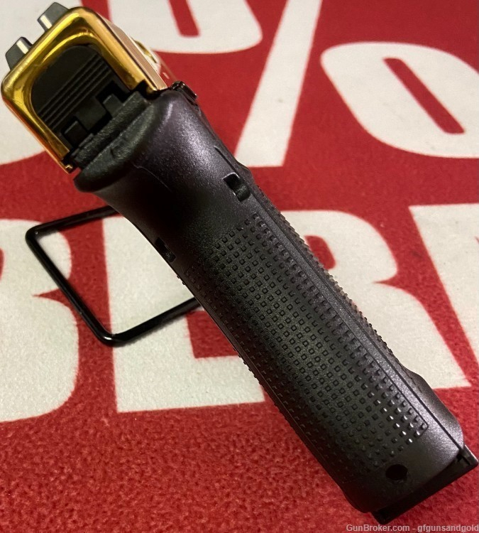 Custom 24kt Gold & Nickel Glock Pa175s201 G17 Gen5 9mm 9mm Luger For ...