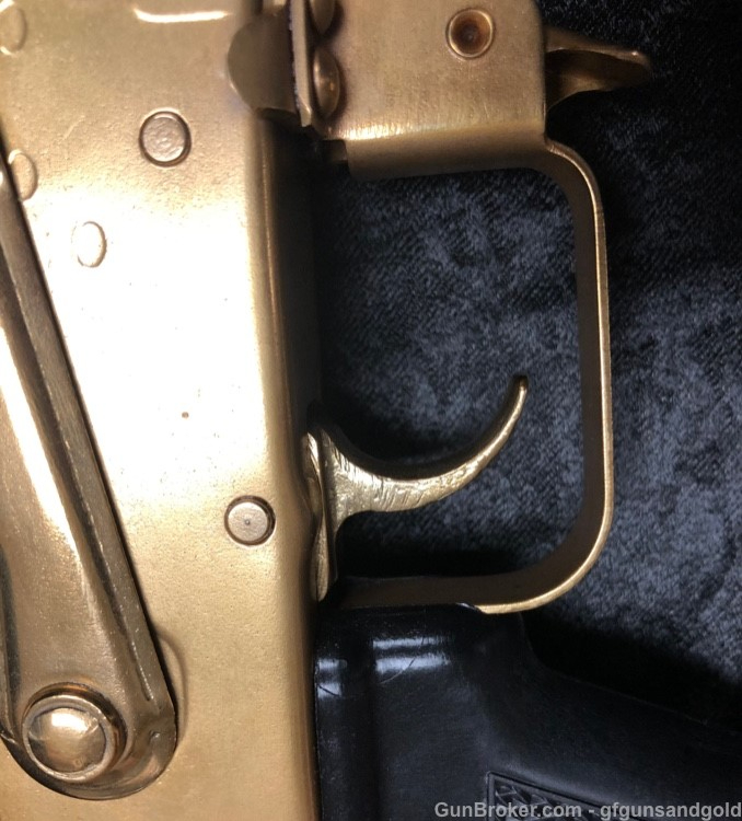 Custom 24kt Gold Century Arms Micro Draco Pistol 7.62x39mm 6.25" 7 ...