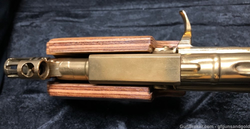 Custom 24kt Gold Century Arms Micro Draco Pistol 7.62x39mm 6.25" 7 ...