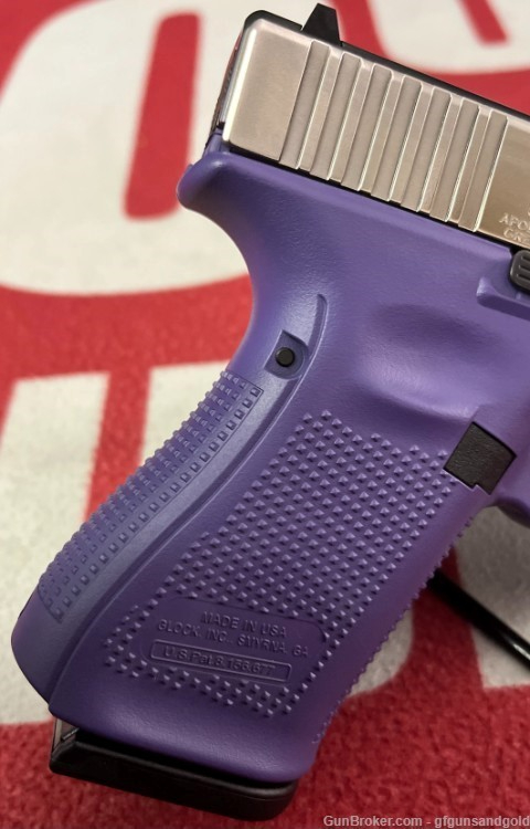 CUSTOM NICKEL GLOCK G19 GEN5 COMPACT 9mm Luger 4.02" 15+1 17246314 ...