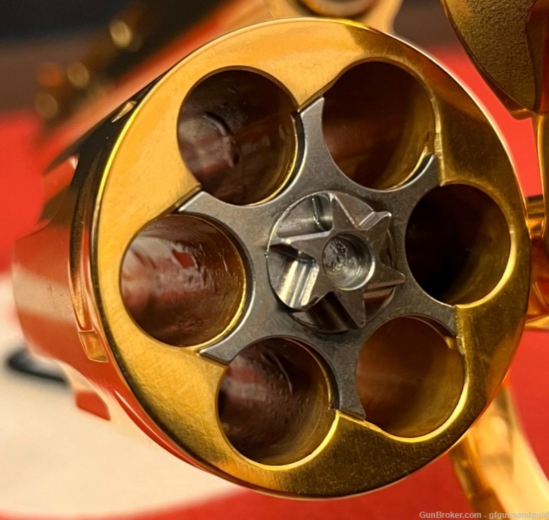 NEW CUSTOM 24KT GOLD COLT ANACONDA 44 MAG 8" 098289005359 .44 Mag ...