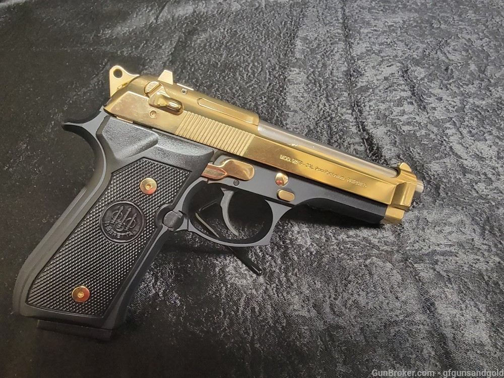 GLOCK G19 GEN 5 CUSTOM 24KT GOLD AND NICKEL PLATED WITH PINK GRIPS 9mm ...