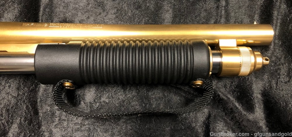 CUSTOM 24KT GOLD AND NICKEL MOSSBERG SHOCKWAVE 12GA 14" SHOTGUN 12 GA ...