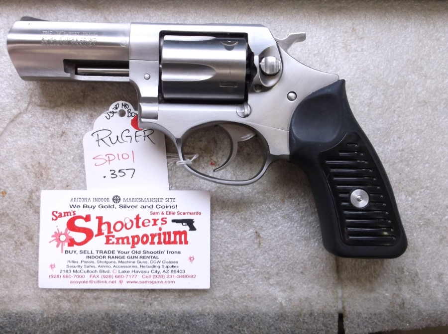 Sturm, Ruger & Co. Inc Model Sp101 Stainless 5-Shot (B7818-17) .357 ...