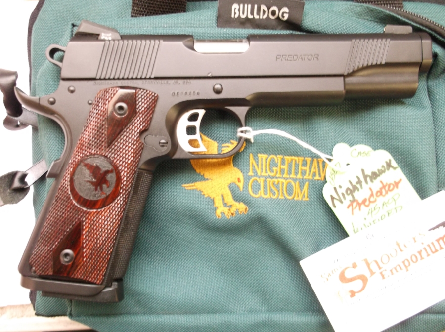 Nighthawk Custom Model Predator Comes With Bag & Two 8 Round Magazines ...