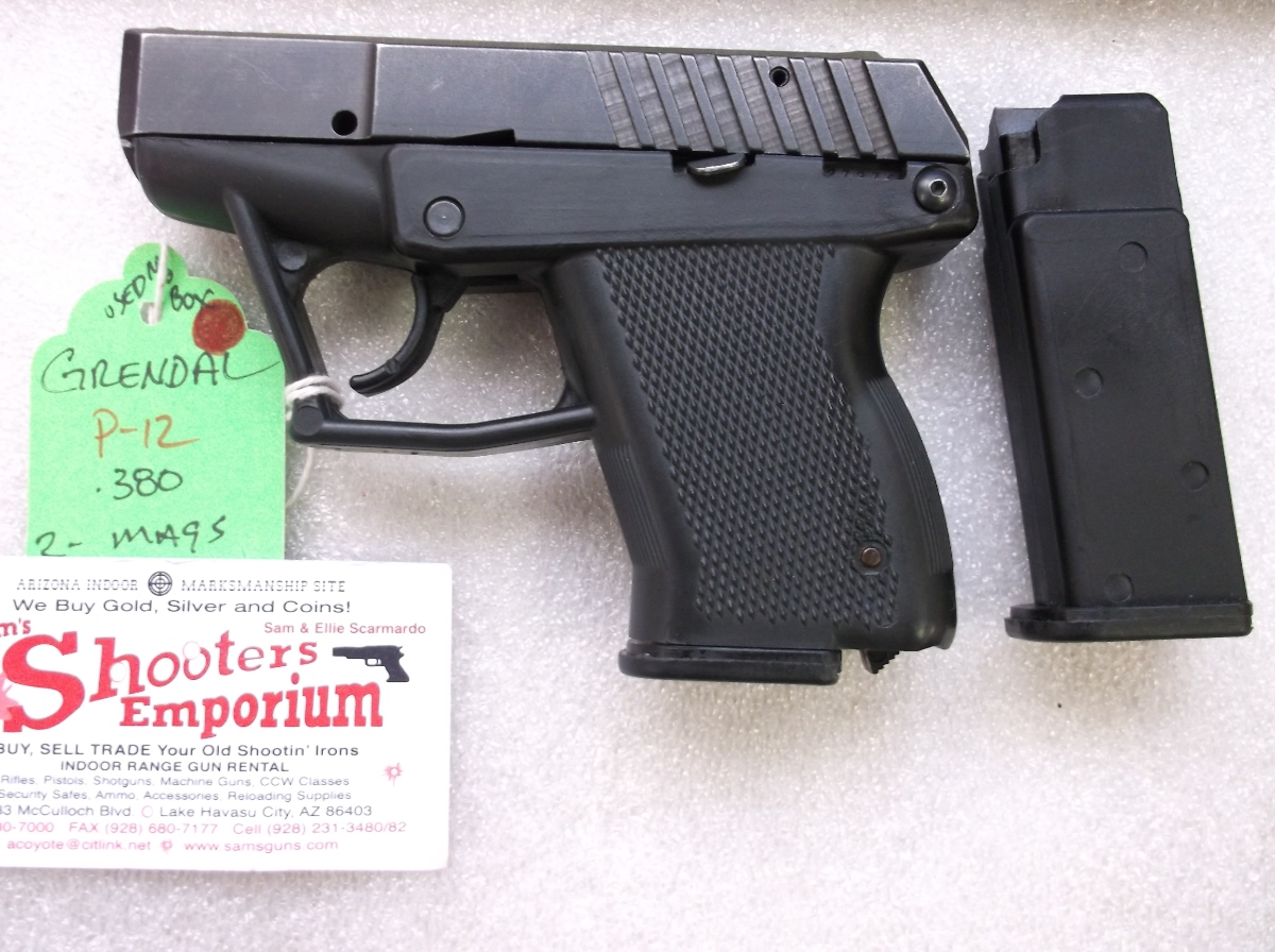 Grendal Model P-12 Two 10 Round Magazines (B8537-18) .380 Acp For Sale ...