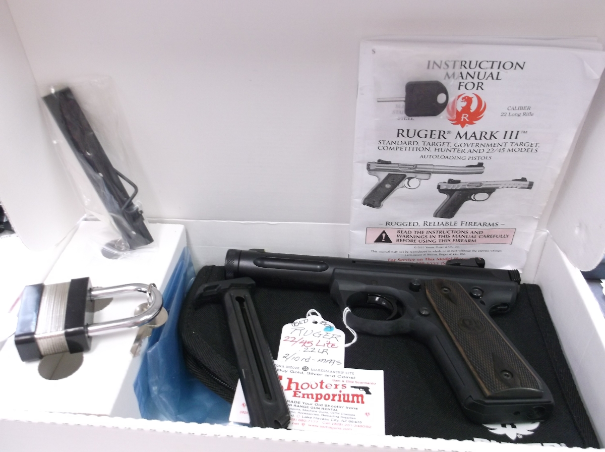 Sturm, Ruger & Co. Inc Model 22/45 Lite Mark Iii Original Box, Lock ...