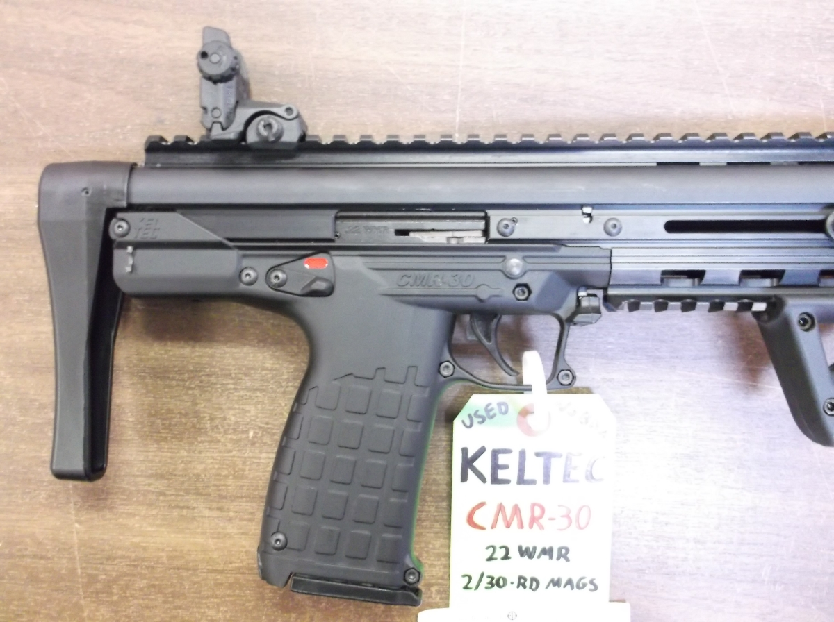 Kel-Tec Cnc Inc Model Cmr-30 Flip Up Front And Adjustable Butt Stock ...