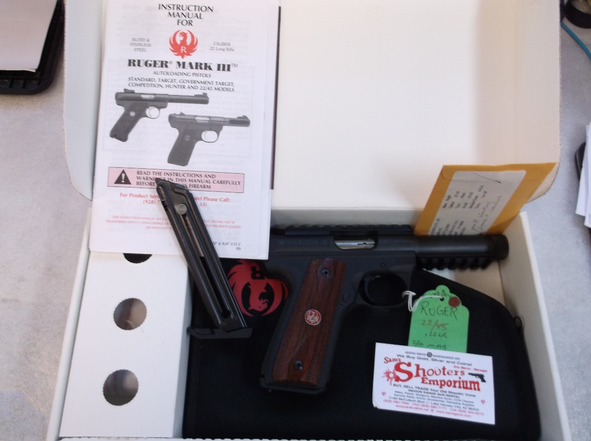 Sturm, Ruger & Co. Model 22/45 Mk Iii Top And Botto(Duplicate ...
