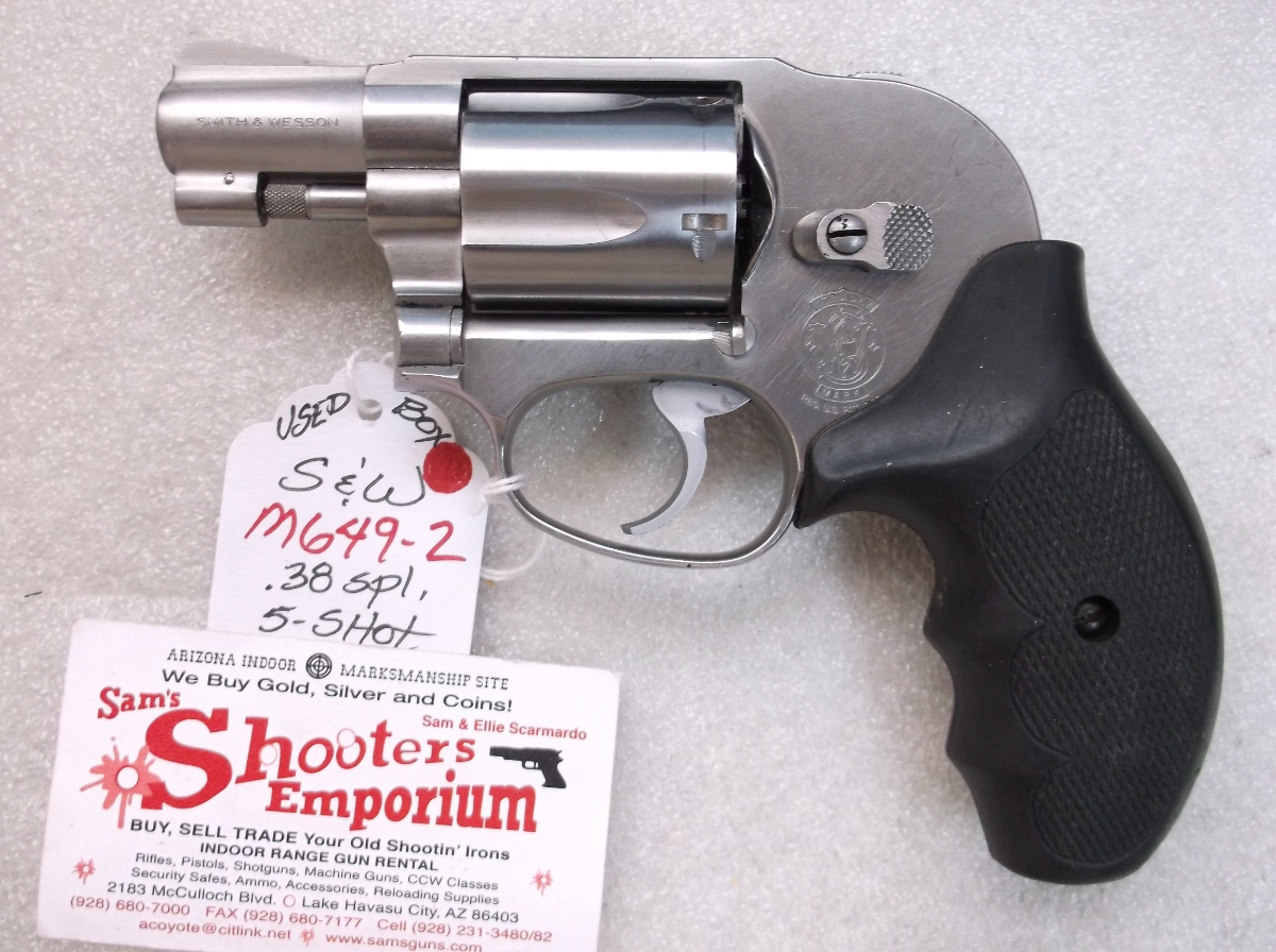 Smith & Wesson Model 649-2 5-Shot Stainless 1 3/4 In. (Sold) (Sold ...