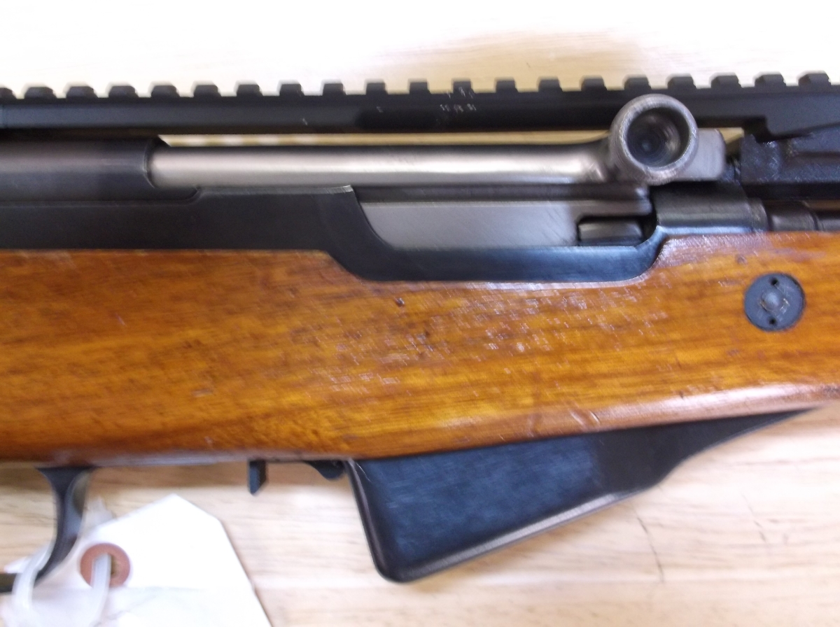 Norinco Model SKS With Scope Rail Added On Top Still Has Original Rear ...