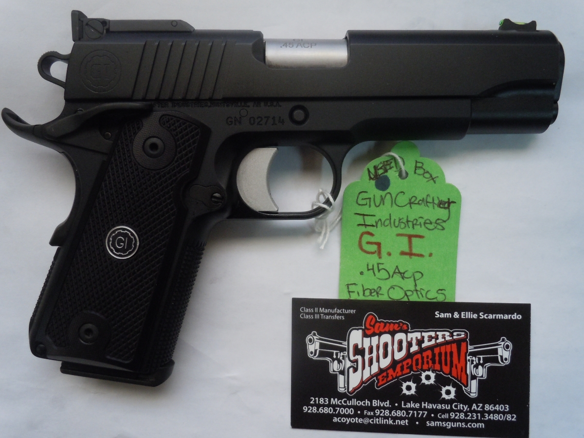 Guncrafter Industries Model Gi Custom With Fiber (Sold) (Sold) (Sold ...