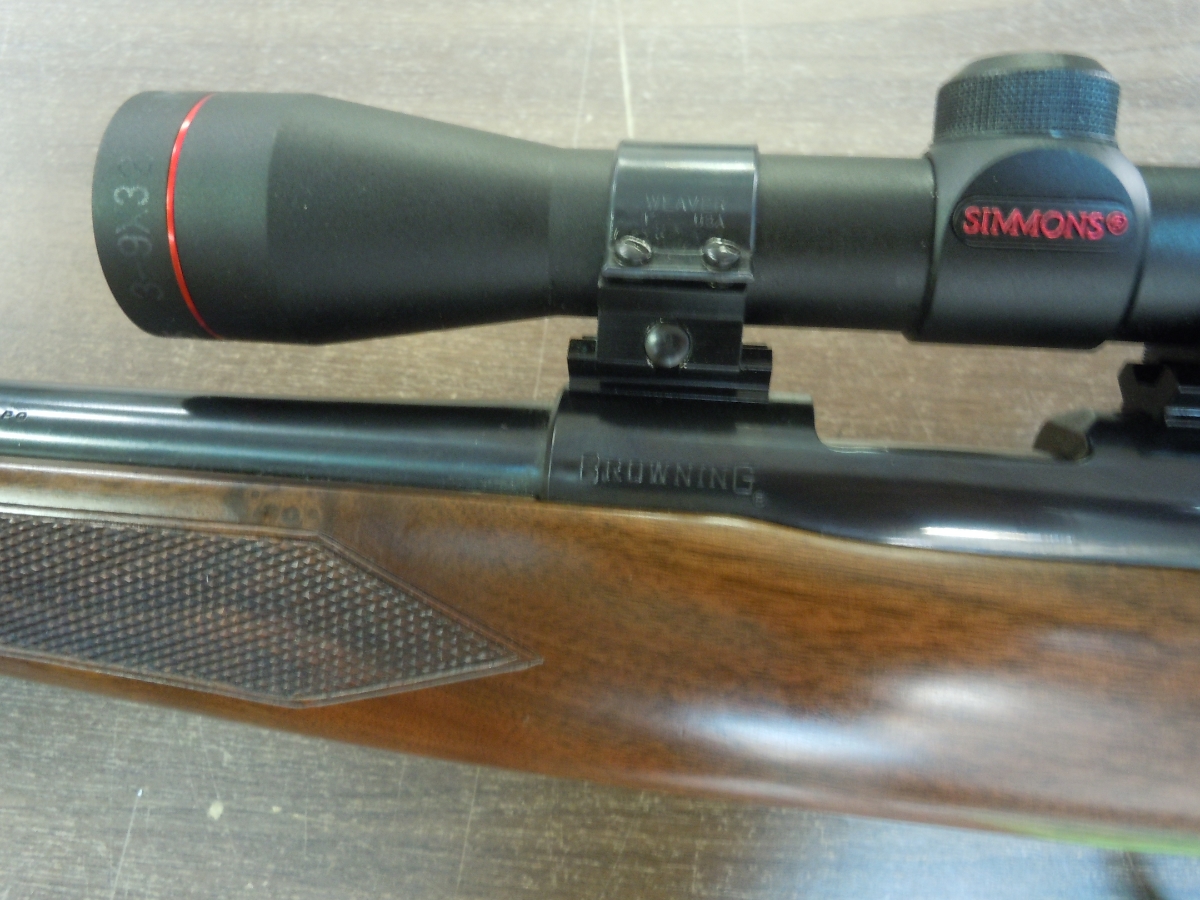 Browning Arms Company Model 52 With A Simmons 3-9 X 32 Scope Model ...