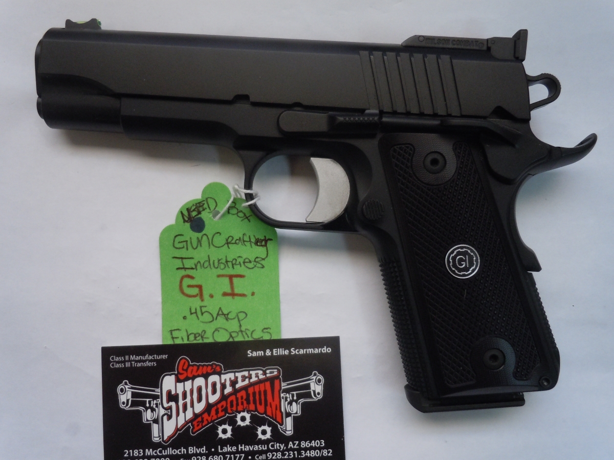 Guncrafter Industries Model Gi Custom With Fiber (Sold) (Sold) (Sold ...