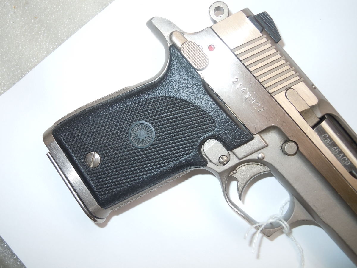 Star, Bonifacio Echeverria S.A. M45 Firestar Nickle Finish Black ...