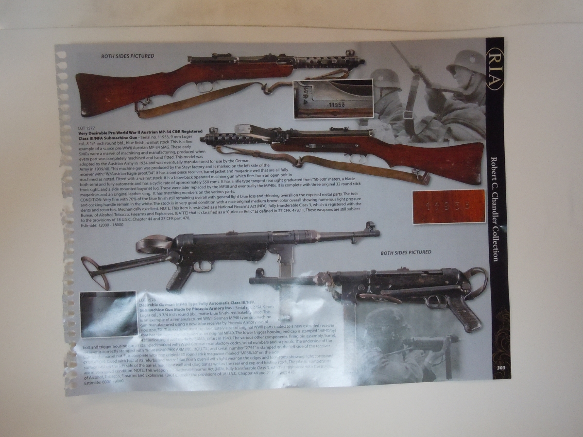 Austrian - Two parts kits, Pre WWII Steyr, MP-34 SMG, MP28??? - Picture 3