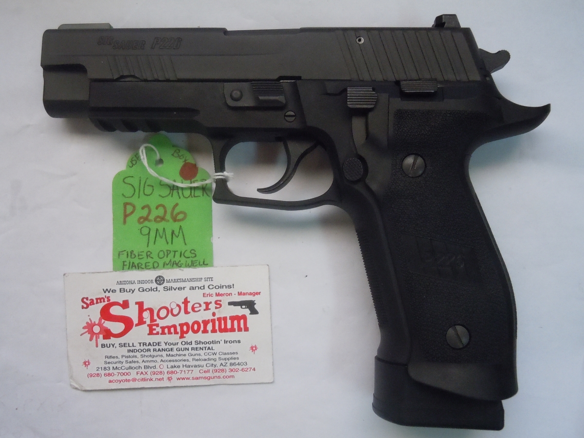 SIG Sauer Model P226 E26R-9-TACOPS two 20 round magazines Elite ...