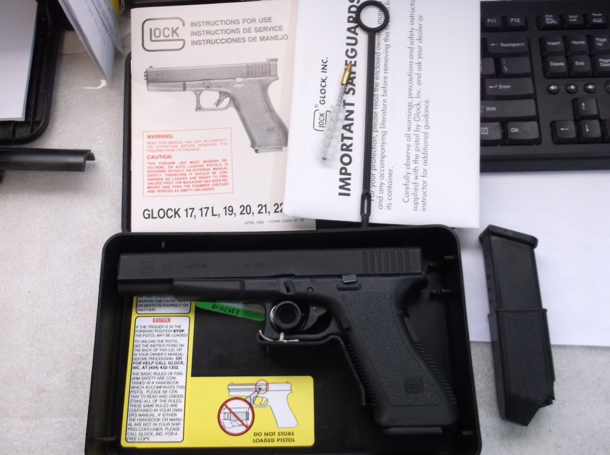 Glock Model 24 Long Slide 6" Barrel Two 15 Round Mags(Sold) (Sold ...