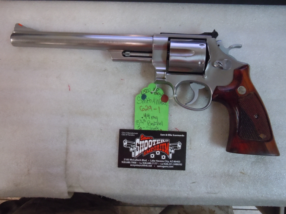 Smith & Wesson Model 629-1 Stainless 8 1/4" Barrel White Outline ...