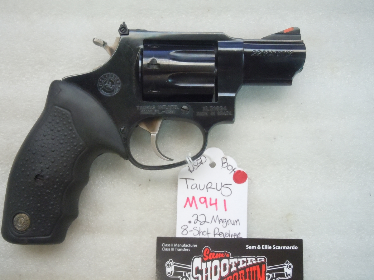 Taurus Model M941 8-Shot adjustable rear sight orange front sight ...