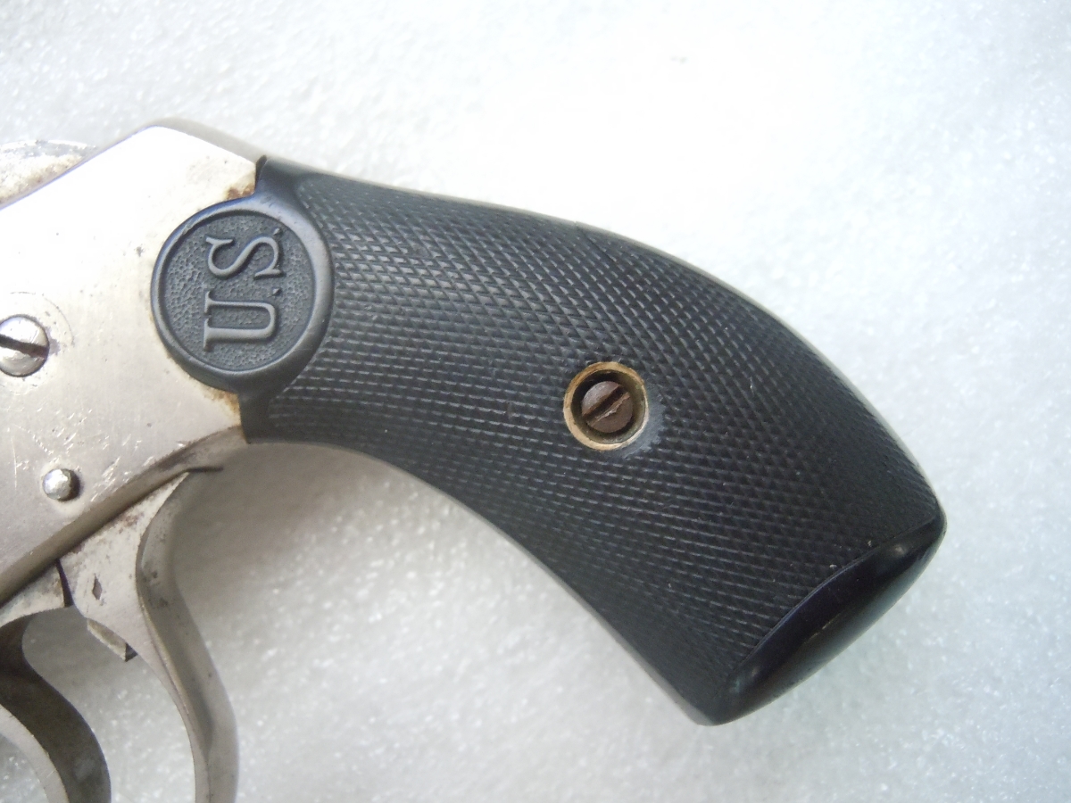 Pictures: Us Revolver Model Double Action 7 shot Nickel Nice US grips ...